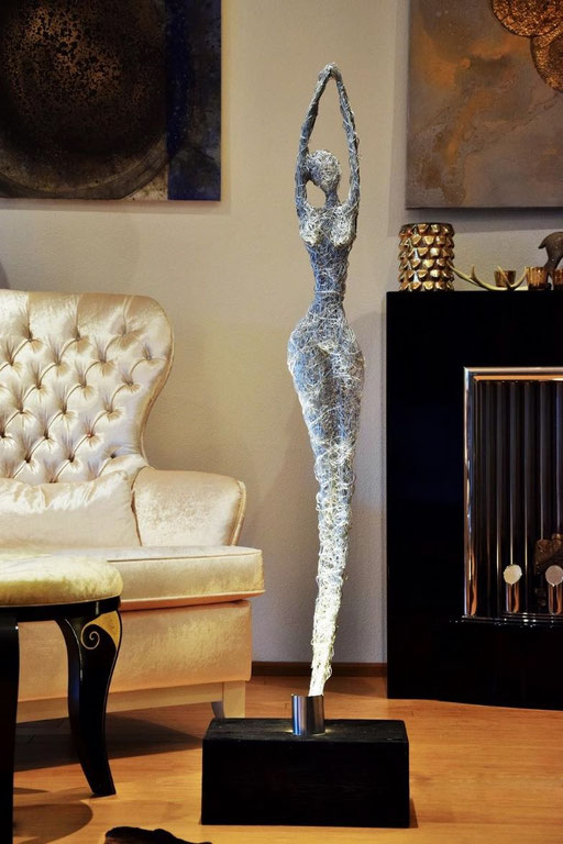 Draht Skulpturen, Licht und Kunst - Drahtskulpturen handmade
