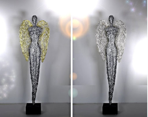 Draht Skulpturen, Licht und Kunst - Drahtskulpturen handmade