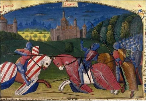 Un chevalier déplaisant. - Brocéliande, terre de légendes.