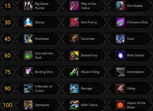 Beast Masterty Hunter Guide - Site de memoramn