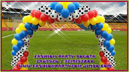 Globos Seleccion Colombia - Inflado de Globos Con Helio Domicilio ...