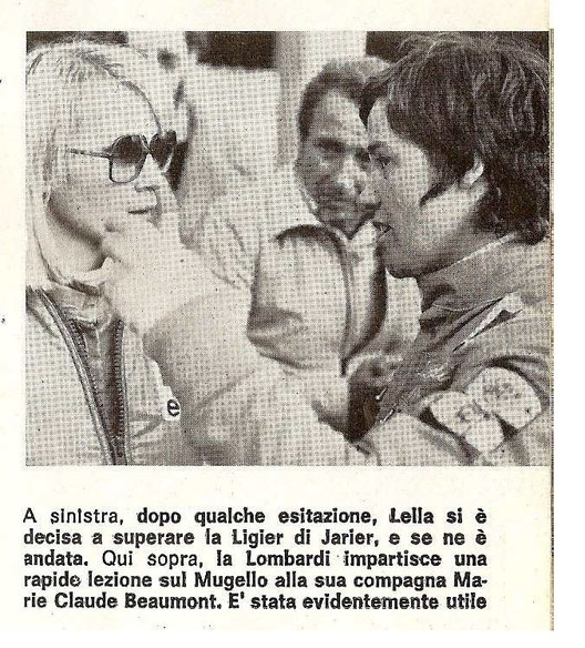 Biografía de Lella Lombardi en F1 - Página web de f1-club