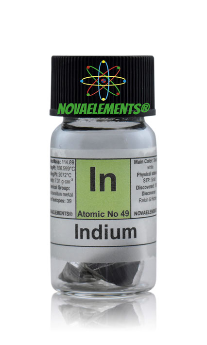 Buy Indium metal for collection - NovaElements