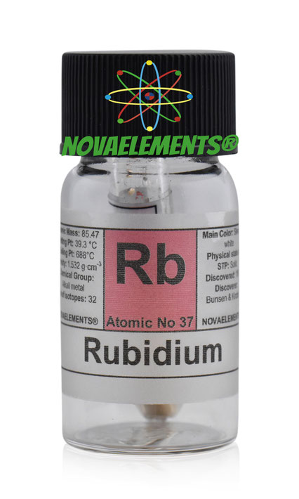 Rubidium metal for sale - NovaElements