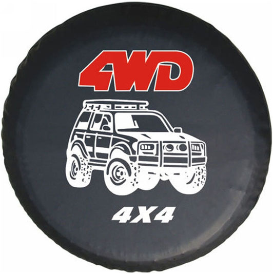 Couvre-roue 4x4 4wd - Capote pour cabriolet et cache-roue de secours 4x4