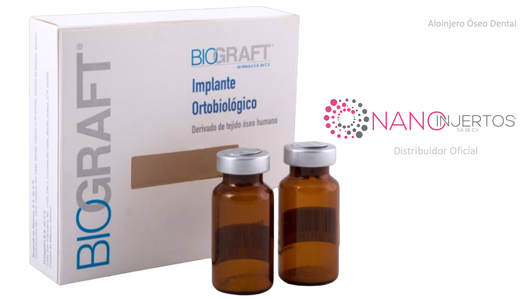Biograft Hueso en Polvo 1 cc Duo | Aloinjerto Dental - Nano Injertos®