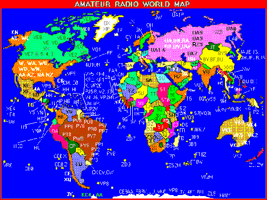 World map & Dxcc country list - iz2dpxs JimdoPage!