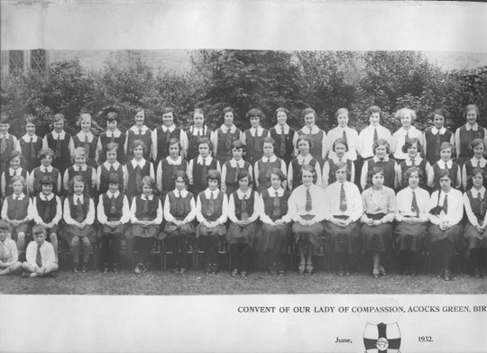 Pupils at the Convent school, 1928, 1932, 1939 and 1946 - Acocks Green ...