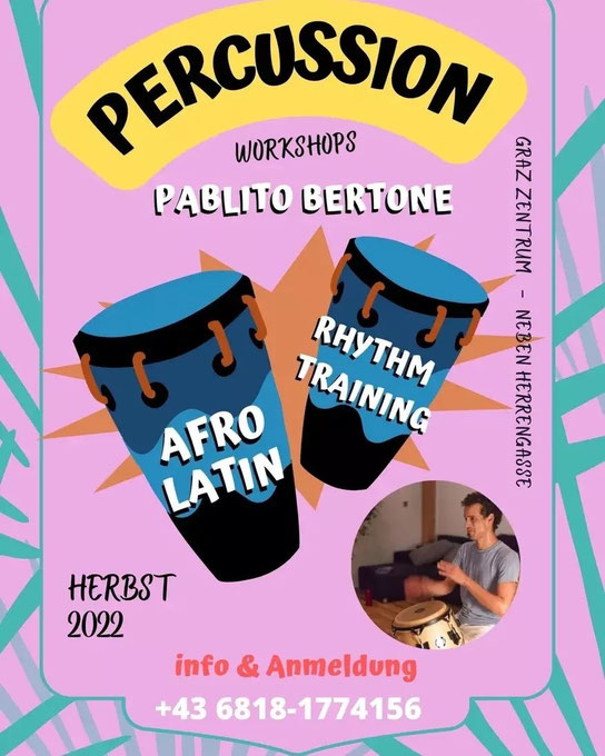 Auf dieser Reise durch Rhythmen tauchen wir ein in eine Vielfalt an Möglichkeiten. Wir "Body ...