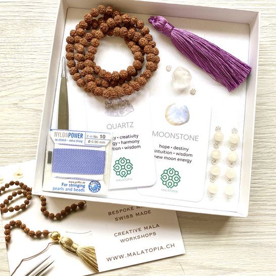 Create your own Mala Necklace - MALATOPIA | yoga mala, bracelet, mala workshop