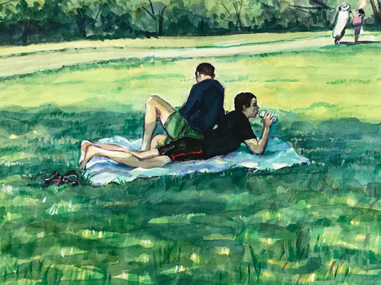 Watercolor - Atsushi Ohashi Artist in New York