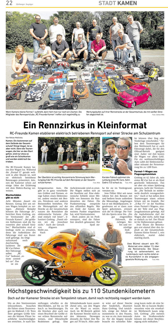 Hellweger Anzeiger Kamen vom 05.06.2018 - rc-f-kamens jimdo page!