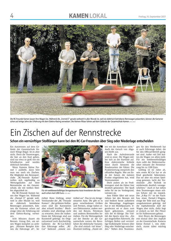 Hellweger Anzeiger Kamen vom 05.06.2018 - rc-f-kamens jimdo page!