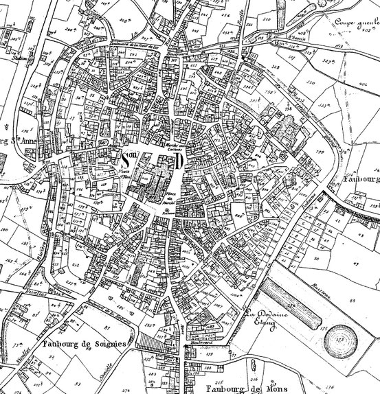 Plans de Nivelles - Mon vieux Nivelles