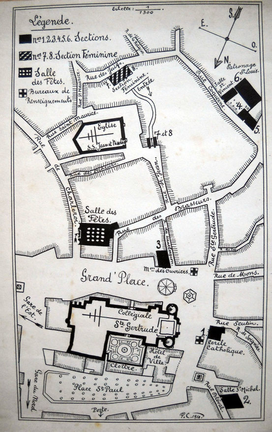 Plans de Nivelles - Mon vieux Nivelles
