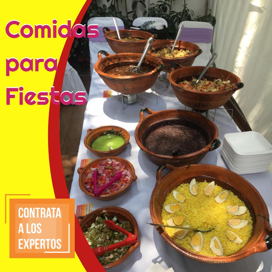 Comidas para Fiestas - ¡CDMX! Comidas para Fiestas