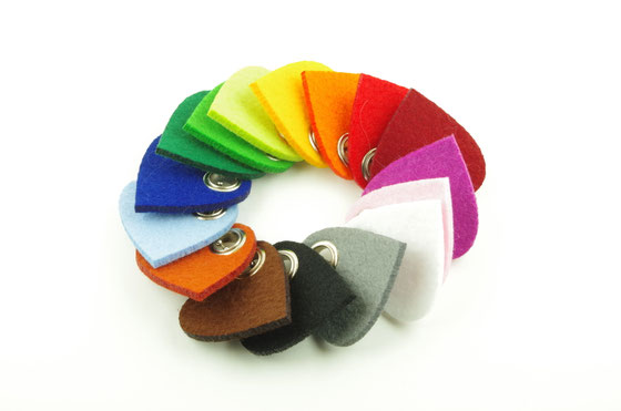 Filz in eigener Form - Schlüsselanhänger - biasto Laserdesign