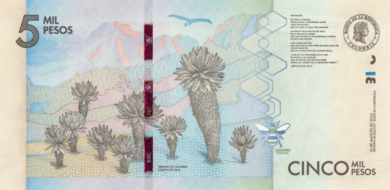 Billete de 5 mil pesos - monedasybilletess jimdo page!