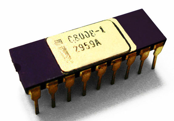 Intel 8008 - CPU MUSEUM - MUSEUM OF MICROPROCESSORS & DIE PHOTOGRAPHY