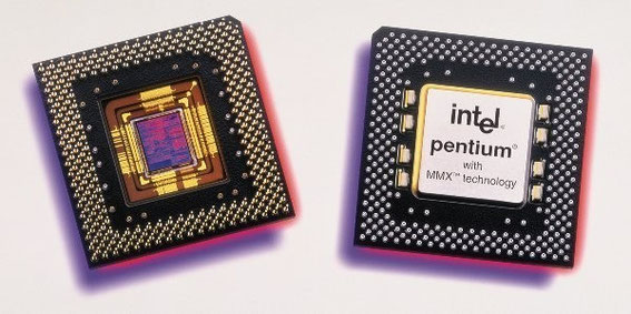 Intel Pentium MMX - CPU MUSEUM - MUSEUM OF MICROPROCESSORS & DIE ...