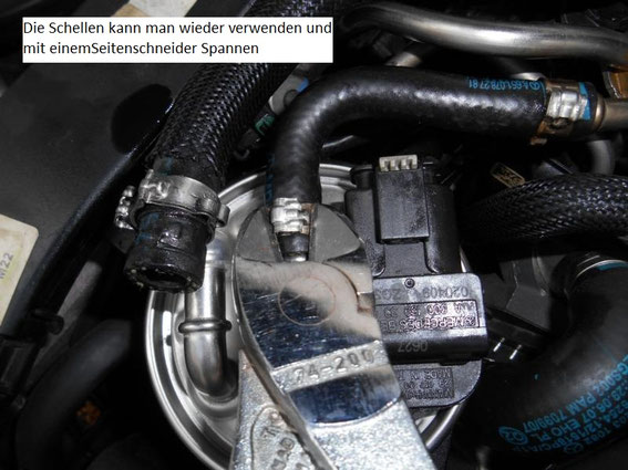 Dieselfilter beim W204 wechseln - rammbrunnen
