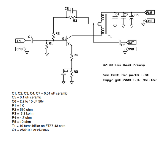 Preamplificatore HF by W7IUV - Benvenuti su OfficinaHF!