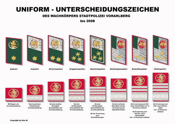 Stadtpolizei Vorarlberg - Alex´s Homepatch of correction