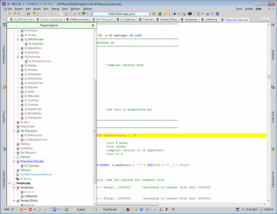 Screenshots - JK-IDE