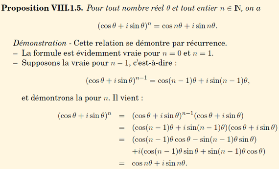 Propriétés sur le module et l'argument - Site sur les nombres complexe ...