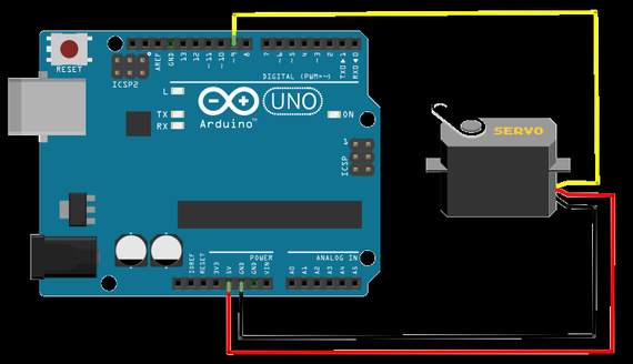 Contrôler un servomoteur en lui donnant un angle - Ardwinner