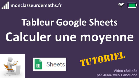 Tableur - Mon classeur de maths