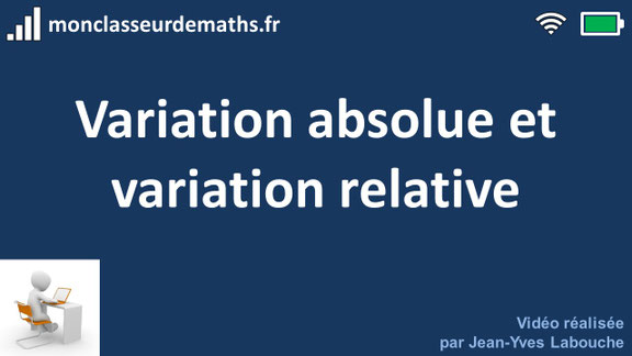 Pourcentages et évolutions - Mon classeur de maths