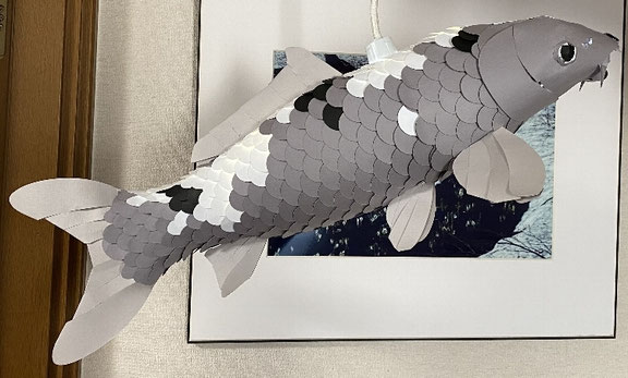 Colored carp LED 錦鯉 - paper coelacanth （ペーパー シーラカンス LED）