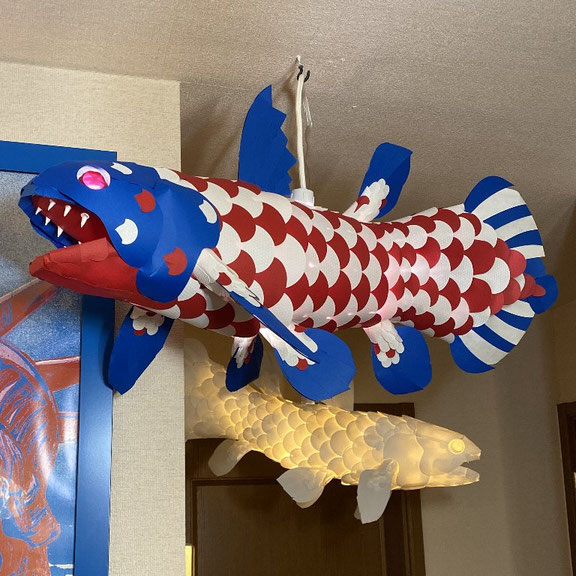 Coelacanth LED - paper coelacanth （ペーパー シーラカンス LED）