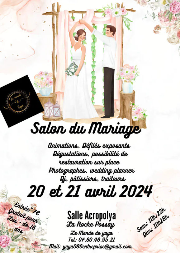 Salon du mariage à La Roche-Posay 2024 - Magazine de Mariage en France