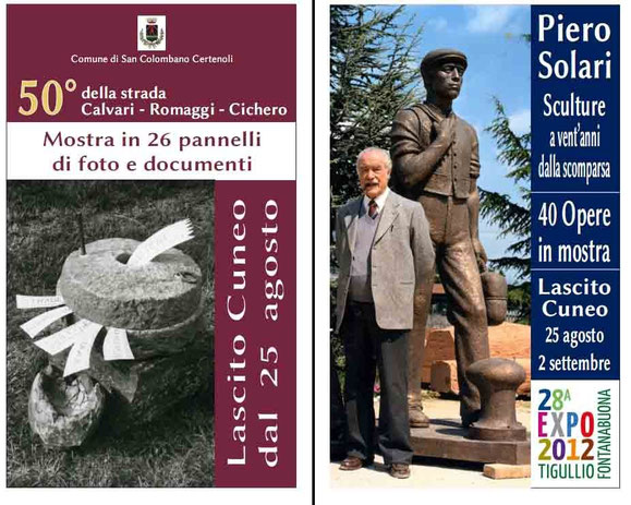 Nel cortile interno del Lascito la presentazione della Mostra in onore ...