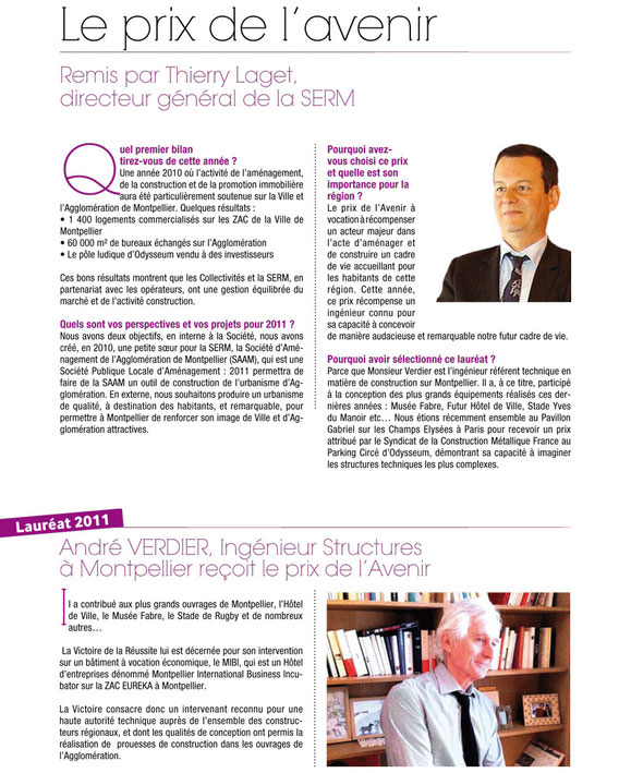 André VERDIER à l'honneur dans le Moniteur 23 decembre 2016 - BET ...