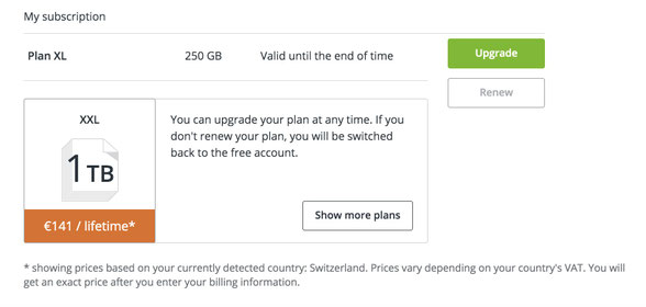 Up to 2.5TB storage space thanks Koofr lifetime deal. 1TB for only 102 ...