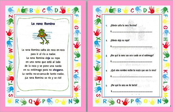 Comprensión lectora - Página web de lectoescrituragrado1sm