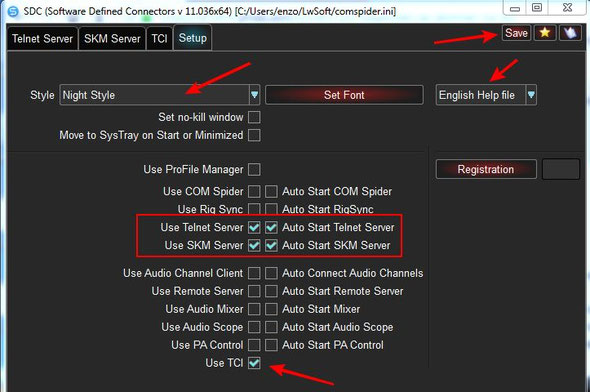 SDC (cw) Skimmer - IW7DMH - Ham Radio Station