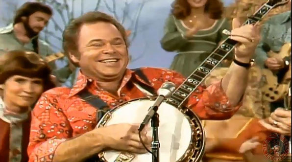 Grandpa Jones, Roy Clark,Roni Stoneman And Buck Trent live on Hee Haw ...