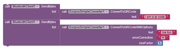 ESC/POS Simple Converter - App Inventor Daniel
