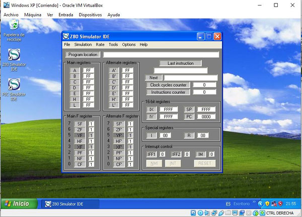 Z80 simulator ide sin límite + Ejemplos resueltos - HƉΘƼΘƼ