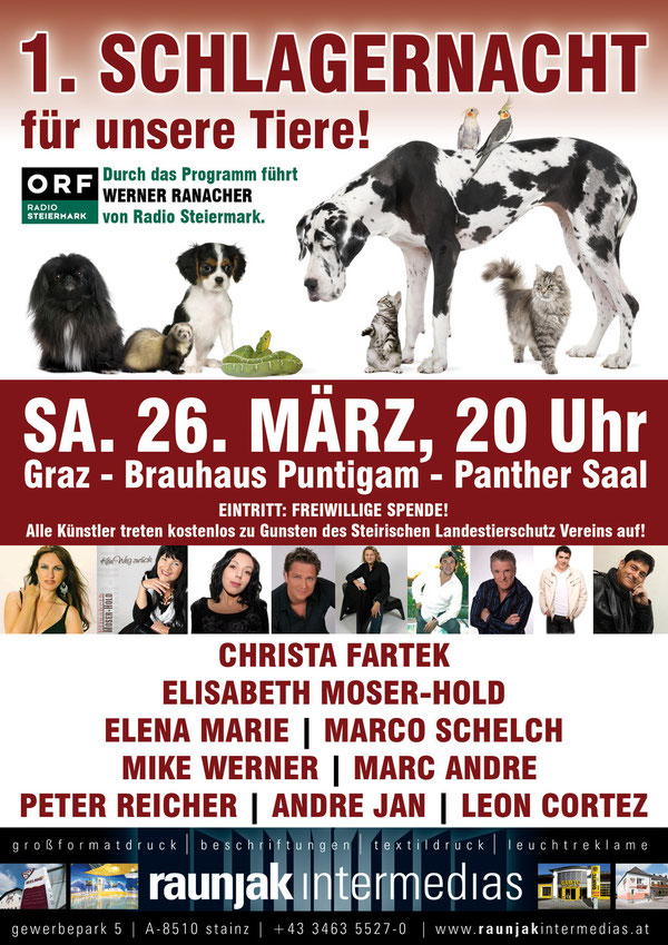 Peter Reicher hat mit Ende 2013 seine Karriere als Entertainer ...