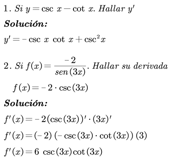 Derivadas de funciones trigonométricas - Matemática Informática y Educación