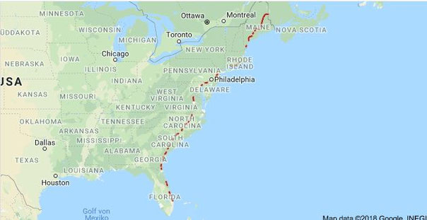 Roadtrip von Boston nach Miami - roadtripeastcoastusas Webseite!