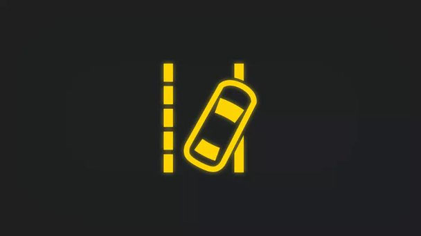Gelbe Symbole - Auto für Anfänger