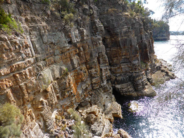 Walking the Alum Cliffs track - The Journey and the Destination