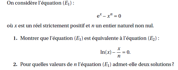 Exercices logarithme népérien - Les Maths en Terminale S Exercices logarithme népérien - Les Maths en Terminale S