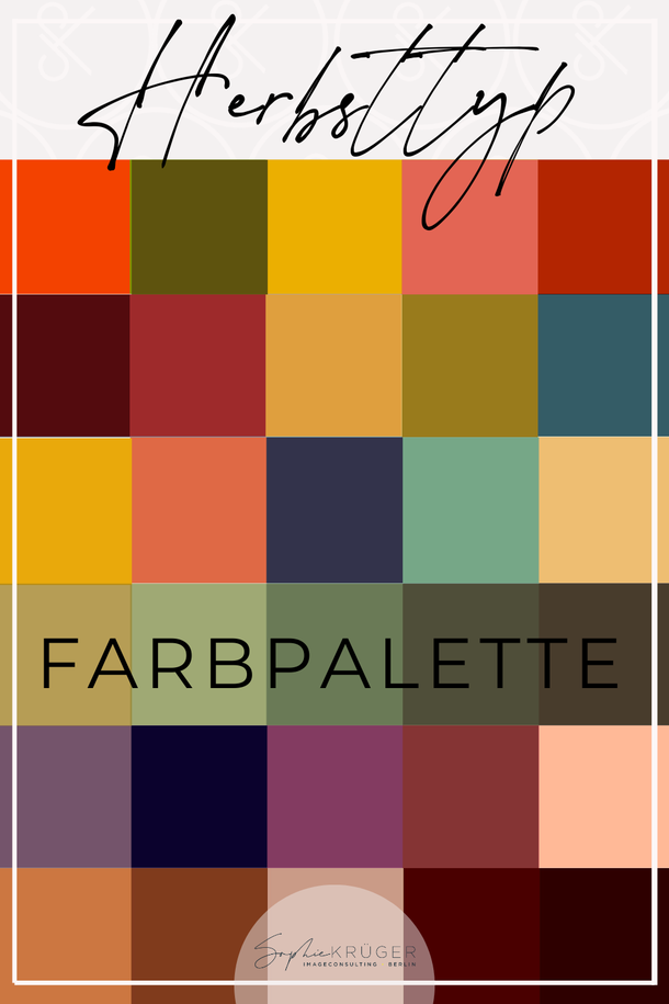 Farbkombinationen für den Herbsttyp - Farbanalyse Online